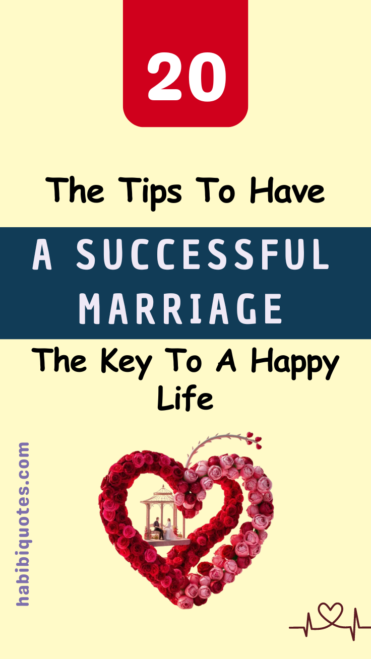 20 Best Keys To A Successful Marriage