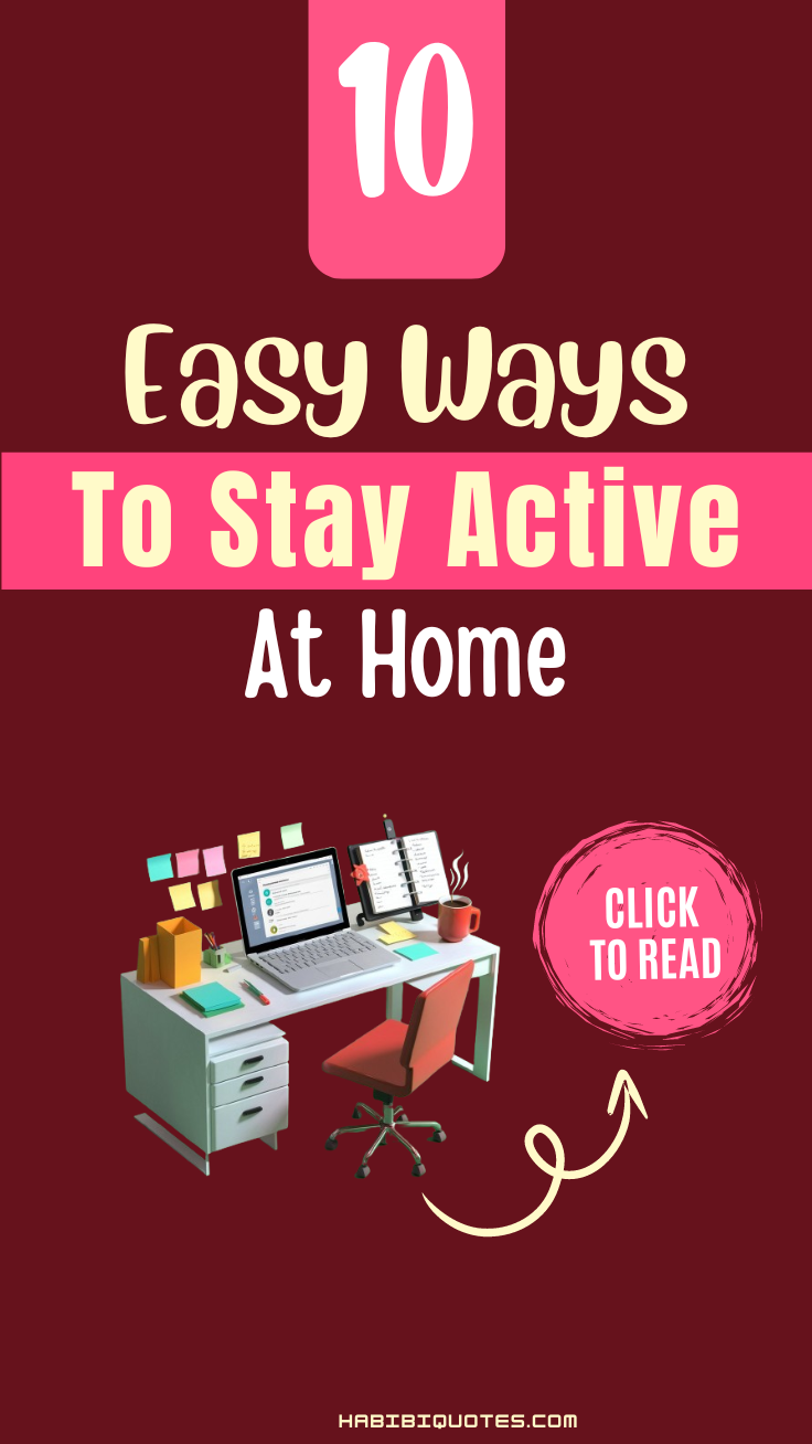 10 Easy Ways To Stay Active At Home