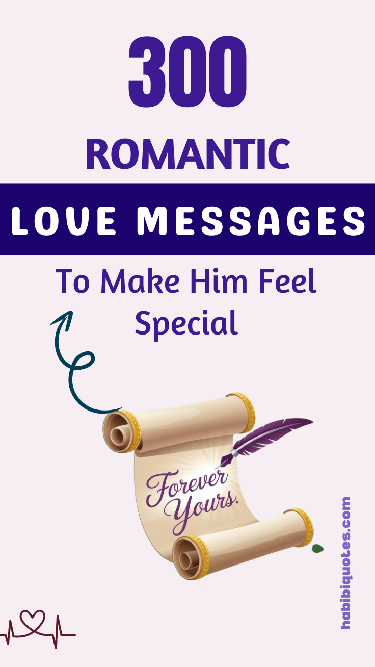 300 Romantic Love Messages for Him That Are Dirty, Hot & Cute