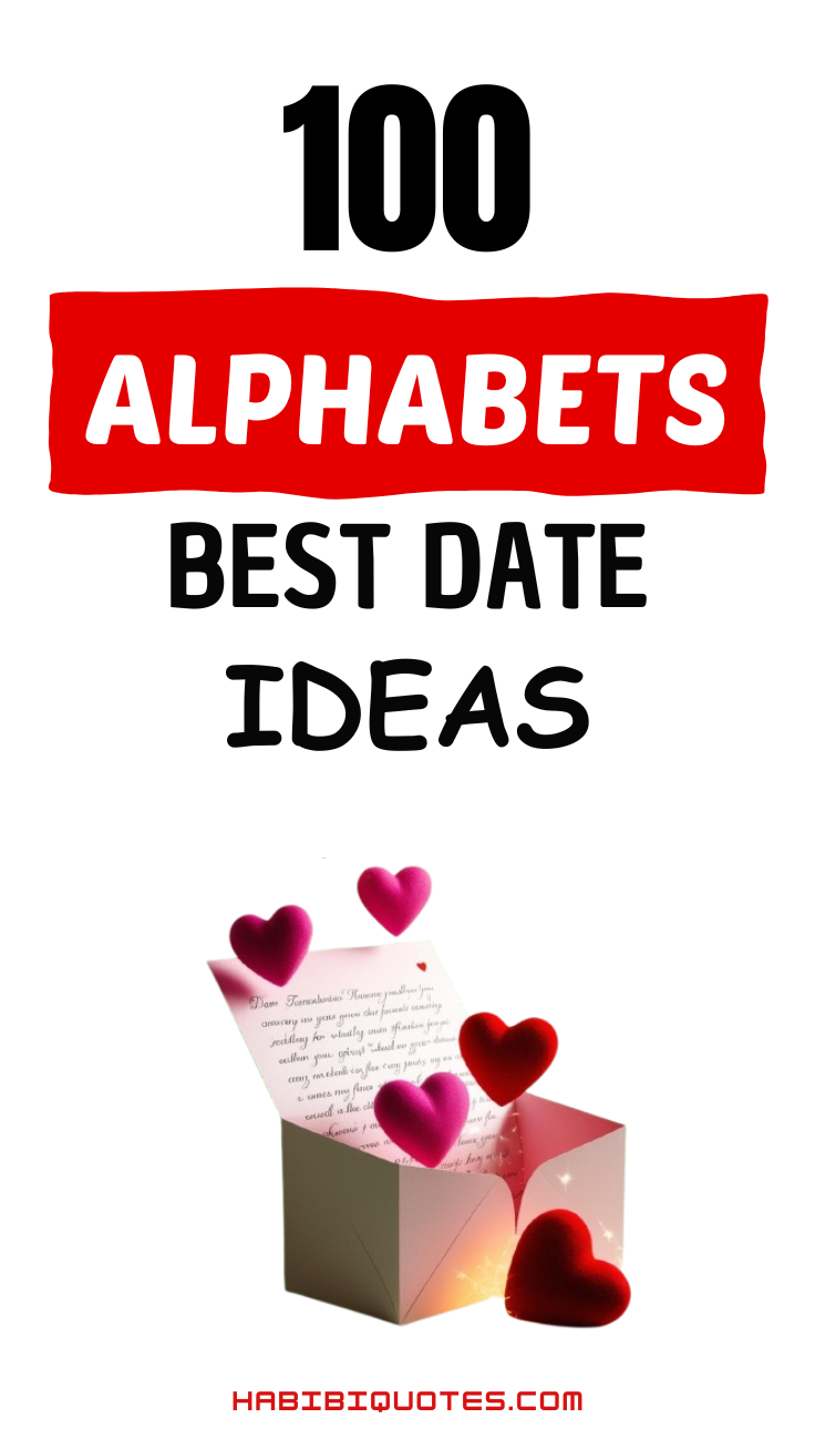 100 Best Alphabet Date Ideas From A-Z
