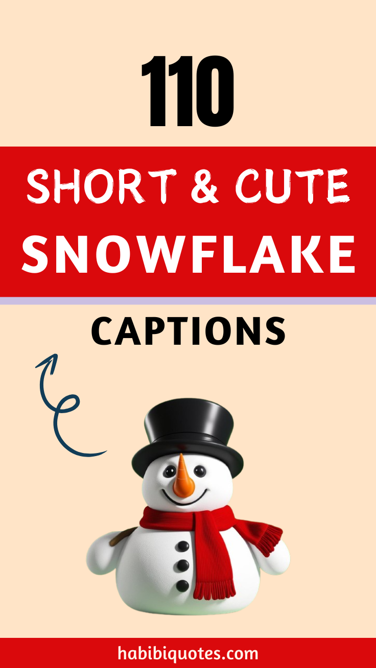 110 Short Inspirational Snowflake Quotes Sayings and Captions