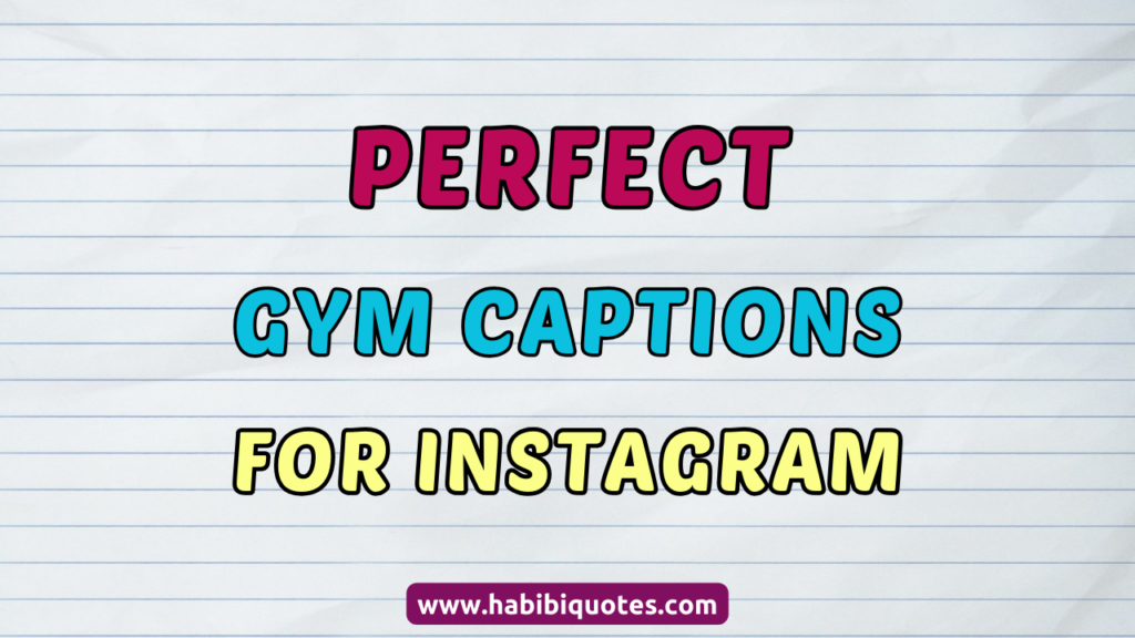100 Gym Captions to Share that Fit Aesthetic from Your Workout